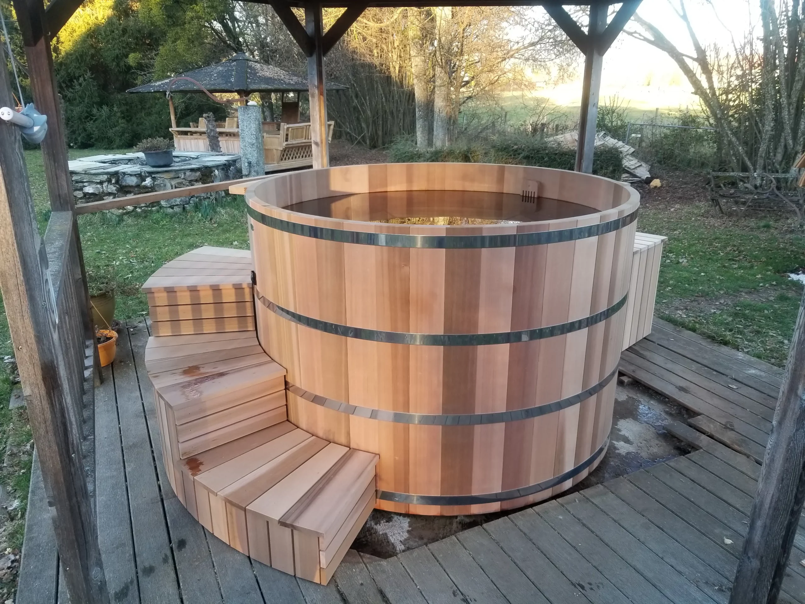 Réalisations O'biozz - Bains chauds, Hot Tub, bain chaud japonais